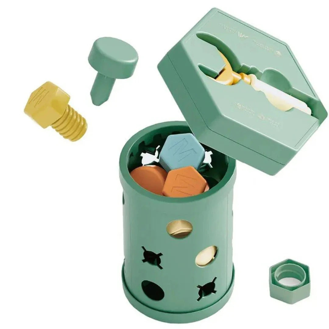 Montessori screw game set for little tinkerers – KangooKids