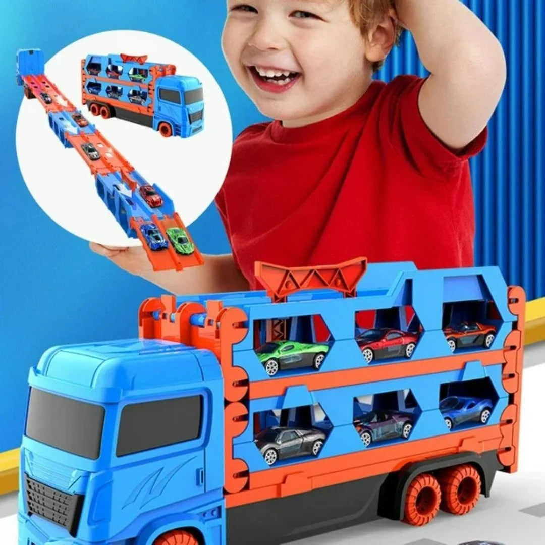 Toy Car Truck with Race Track – KangooKids